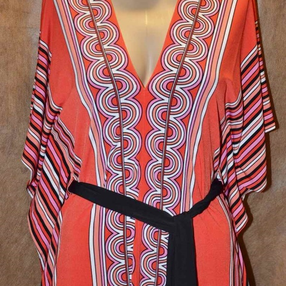 Boston Proper | Dresses | Boston Proper Border Print Swim Cover Up ...